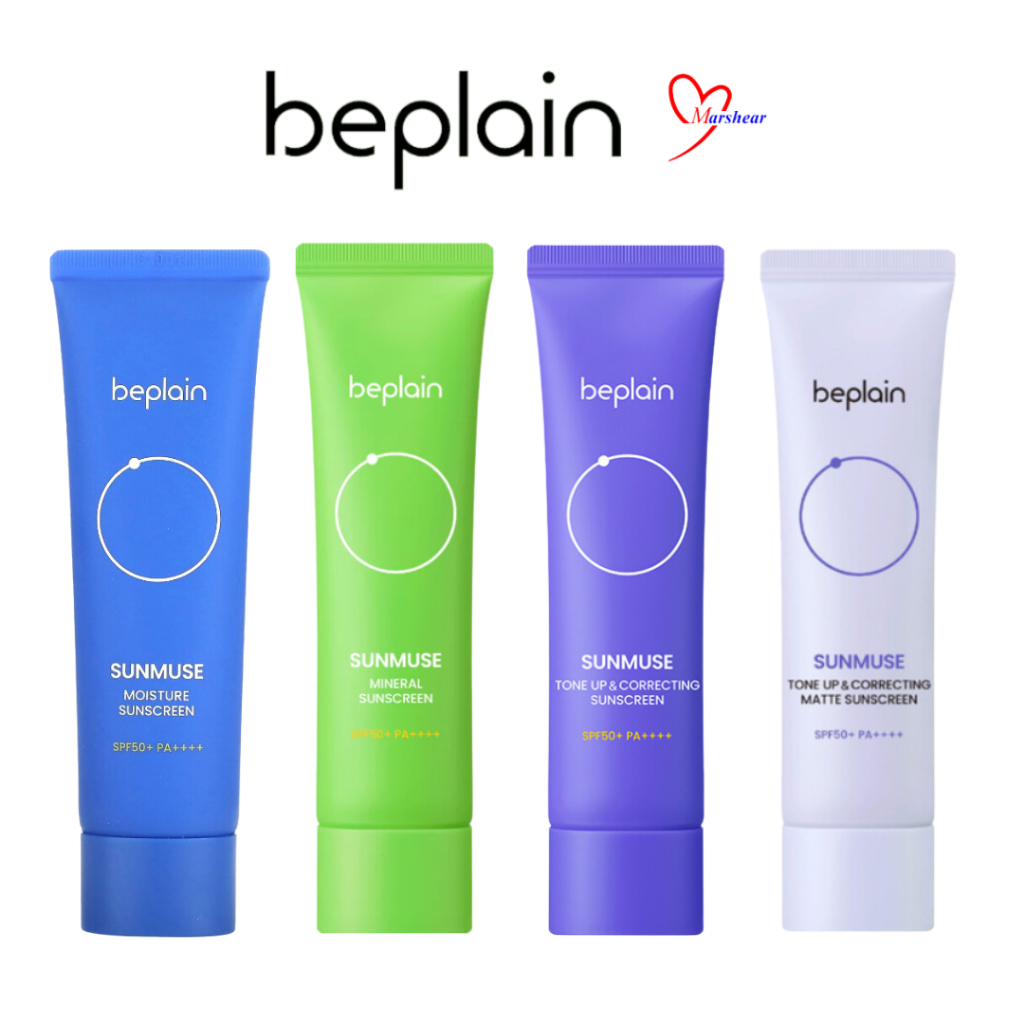BePlain Sunmuse Mineral / Moisture / Tone up & Correcting Sunscreen ...