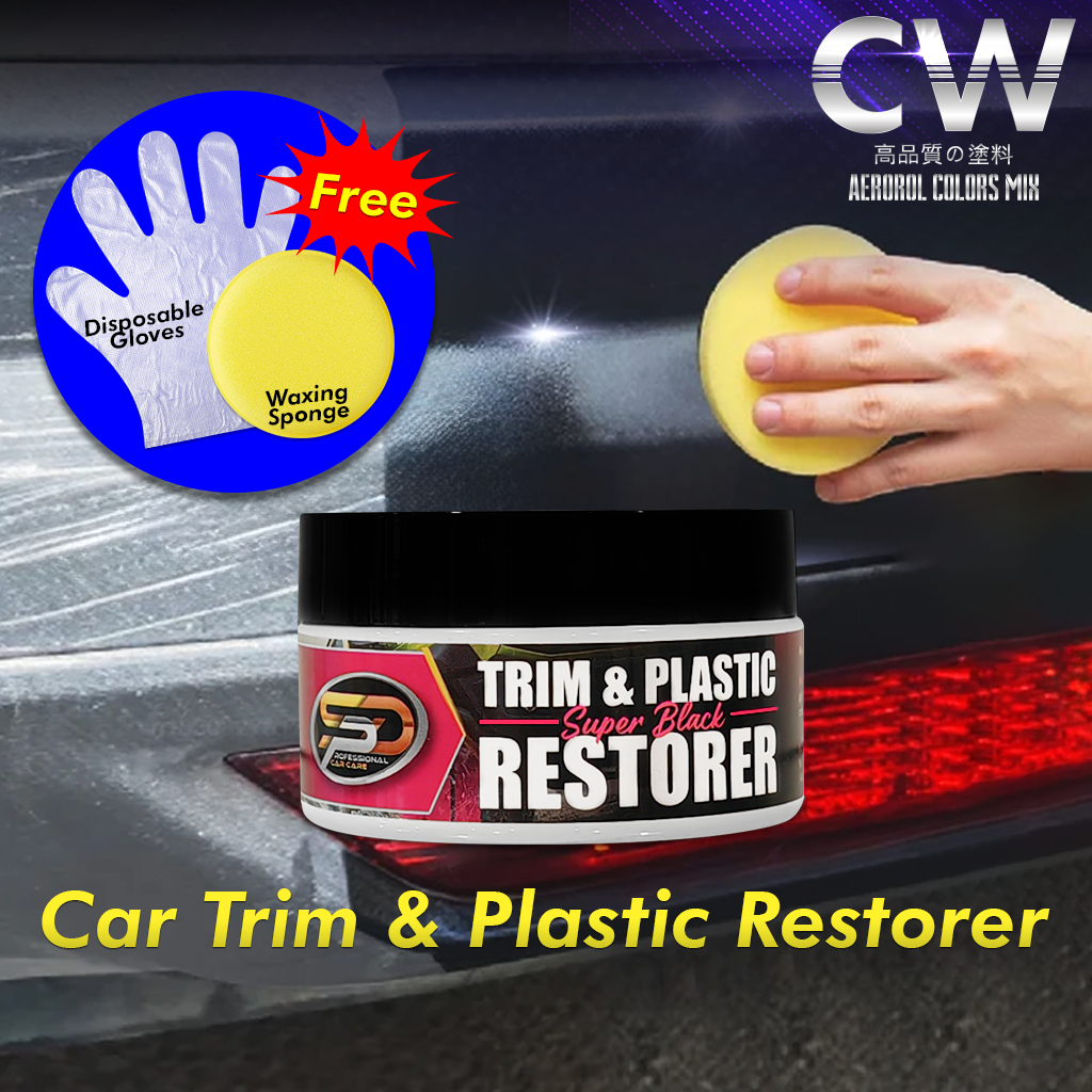 [ Plastic & Trim Restorer SPD] Car Plastic Refurbishment Plastic ...