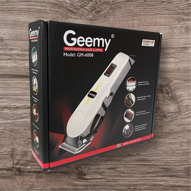 Geemy GM-6008 Rechargeable Trimmer Hair Cutter Machine/Hair Style ...