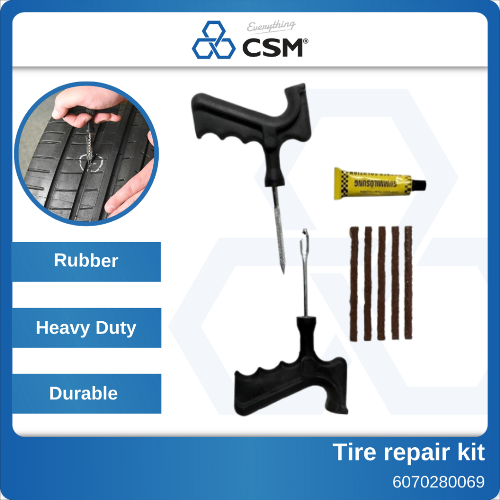 Car Motorcycle Tire Tyre Repair Tool Puncture Patching Self Vulcanizing ...