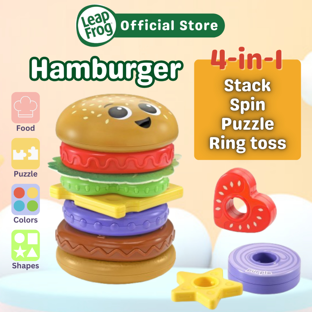 LeapFrog 4-in-1 Learning Hamburger | Shopee Malaysia