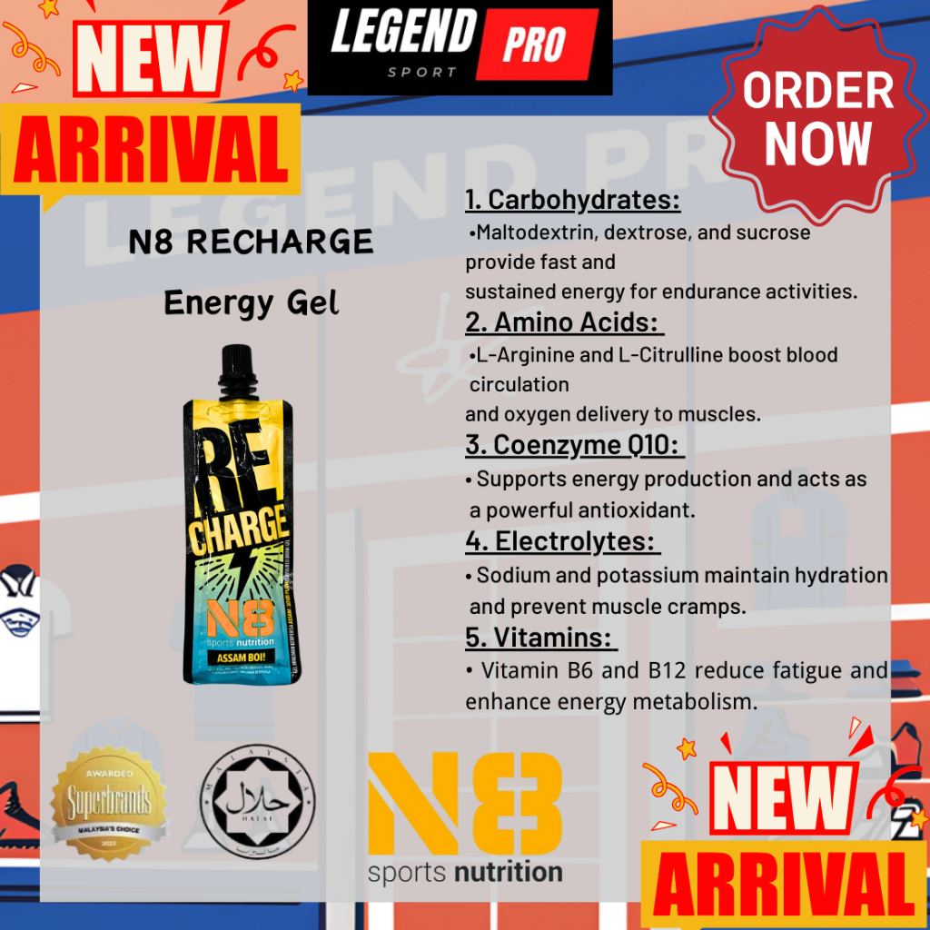 💥NEW ARRIVAL💥N8 Recharge Gel Assam Boi Flavor💥 | Shopee Malaysia
