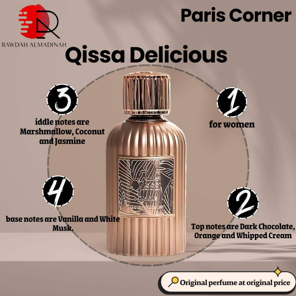 Paris Corner Qissa Delicious 100ml EDP199 | Shopee Malaysia