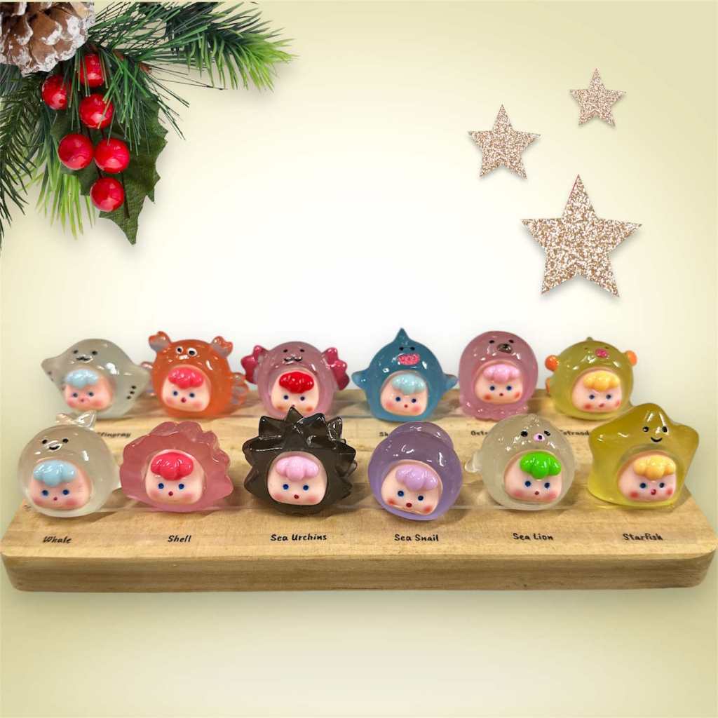 LUMI SEA CREATURES (GLOW IN THE DARK) 12 SPECIES UNDER THE SEA *DIY ...