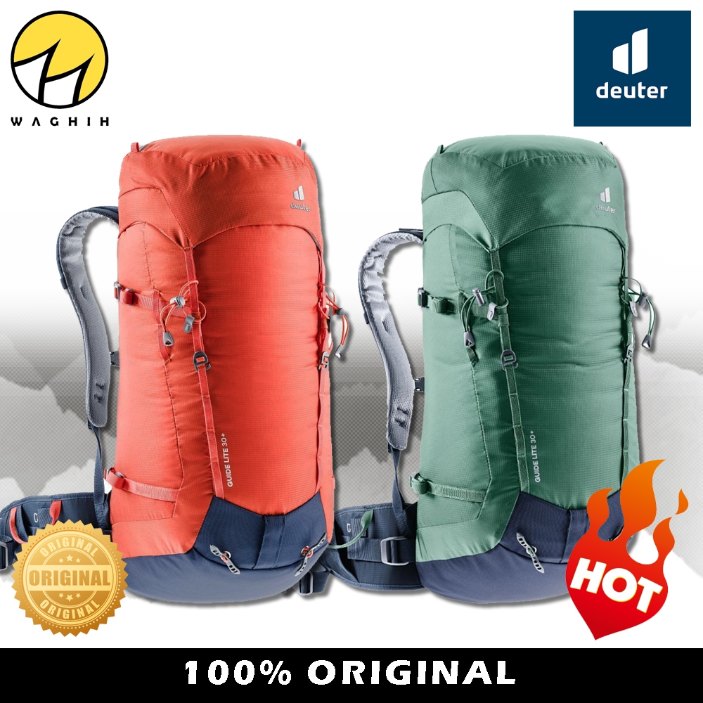 🔥100% ORIGINAL🔥 DEUTER GUIDE LITE 30+ HIKING MOUNTAIN CAMPING BACKPACK | Shopee Malaysia