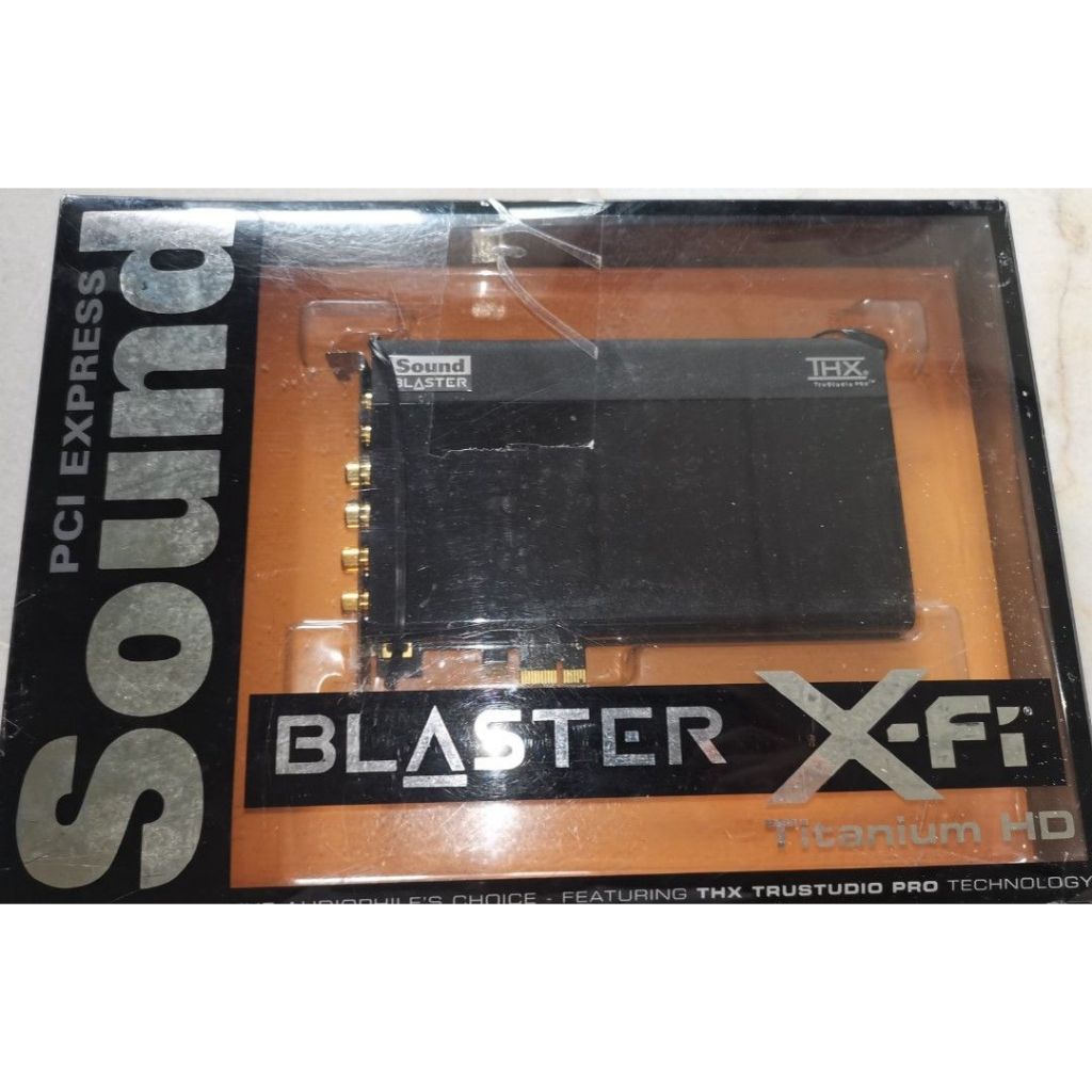 Creative Sound Blaster X-FI Titanium HD (SB1270) PCI-E sound card ...