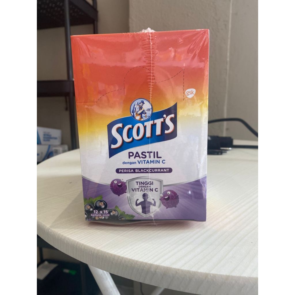 Scott's Vitamin C Pastilles B/Currant 12 x 15's (1box) | Shopee Malaysia