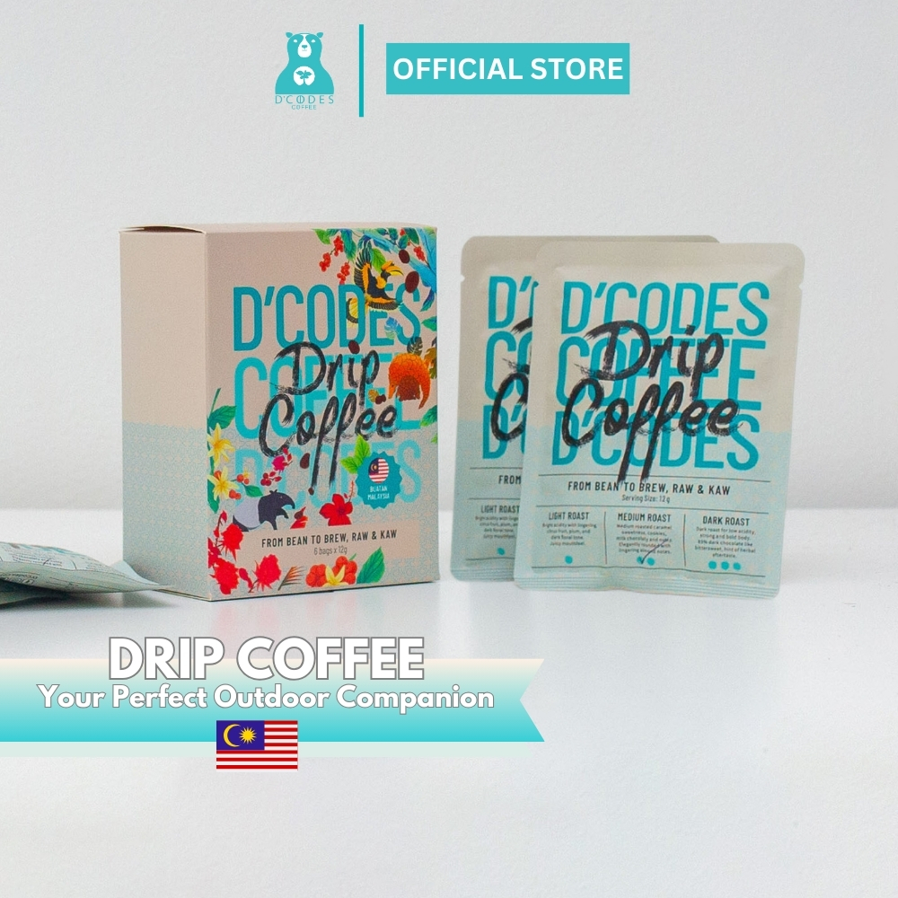 D'CodeS | Drip Bag Coffee | Premium Arabica | Grind Fresh to Order | (6 ...