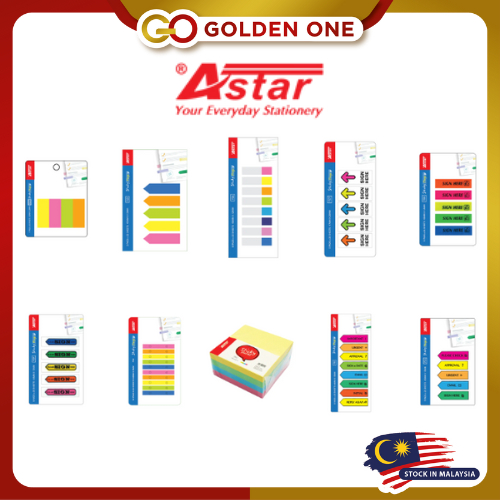 ASTAR PVC STICKY NOTES / 记号贴 ( BQ01/P25/P26/P27/P28/P29/P30/P31/P32/P33 ...