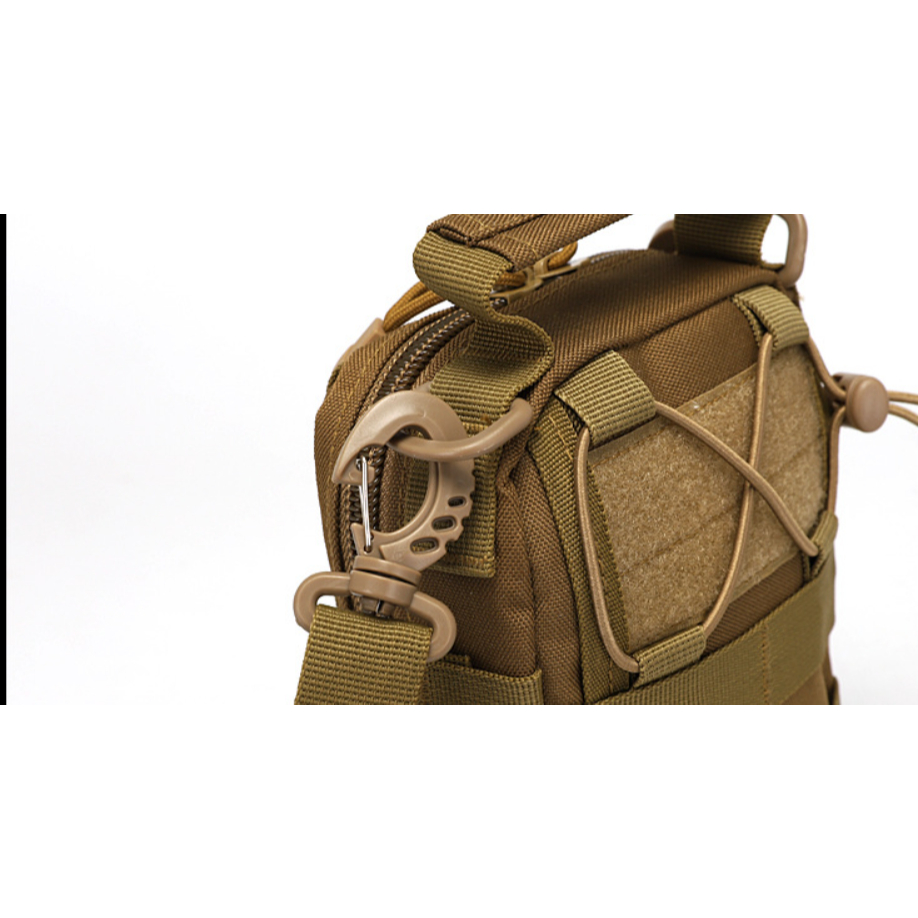 Tactical Men's Sling Bag tactical first aid kit edc molle survival emt ...