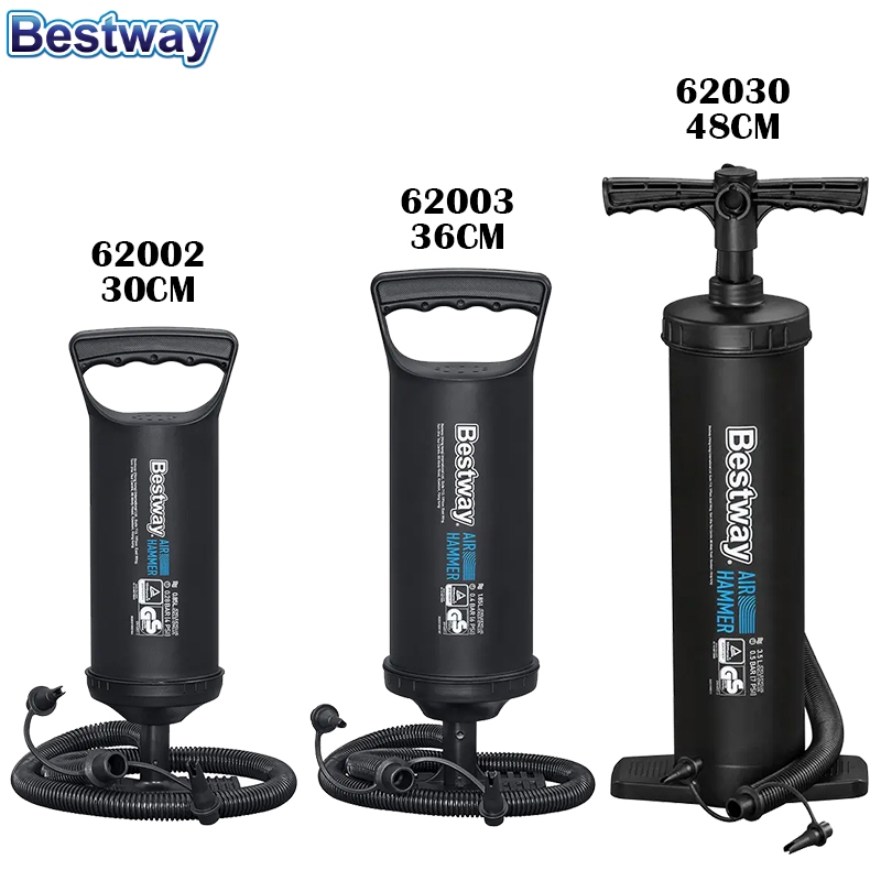 BESTWAY 3 Sizes Air Hammer Inflation Manual Hand Air Pump Toys Bed Air ...
