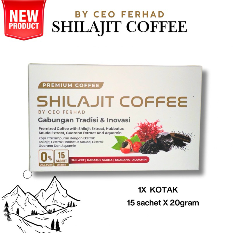 (MJM HQ) SHILAJIT COFFEE BY CEO FERHAD (15s x 20g) | Shopee Malaysia