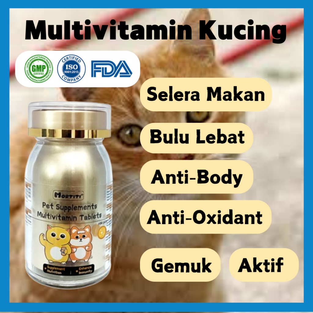 MORTITI Multivitamin Vitamin Cat Vitamin For Dog Vitamin For Cat ...