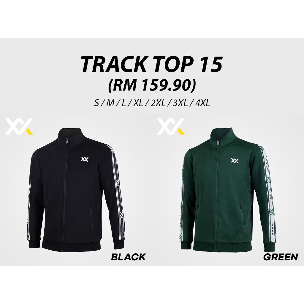 MAXX TRACK TOP 15 AUTHENTIC SPORTS DRY-FIT | Shopee Malaysia