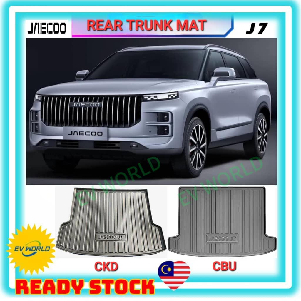 【J294 READY STOCK】New JAECOO J7 J7 PHEV TPE Boot Mat Rear Trunk Boot ...