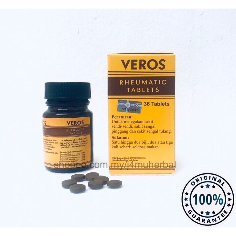 VEROS RHEUMATIC TABLET 100% | Shopee Malaysia