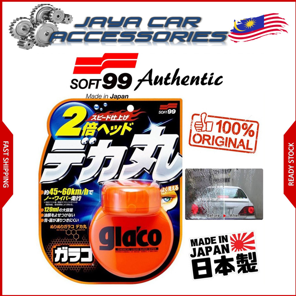 SOFT 99 GLACO BIG Water Repellant Liquid Super Wiper Window Windscreen Mirror | Shopee Malaysia