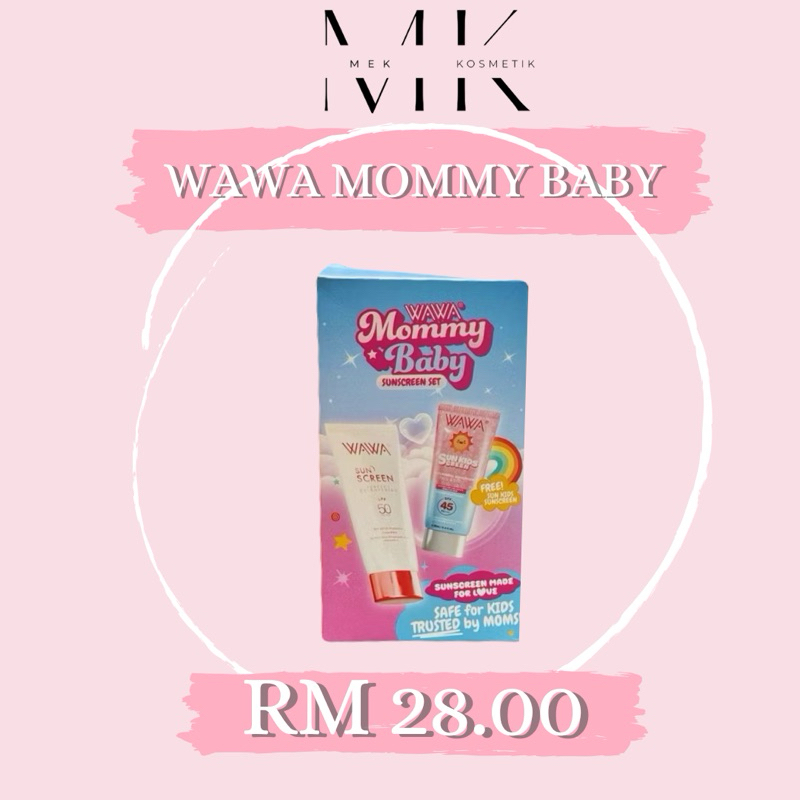 WAWA Sunscreen Mommy Baby| Wawasan | Lip Treatment | Setting Spray ...