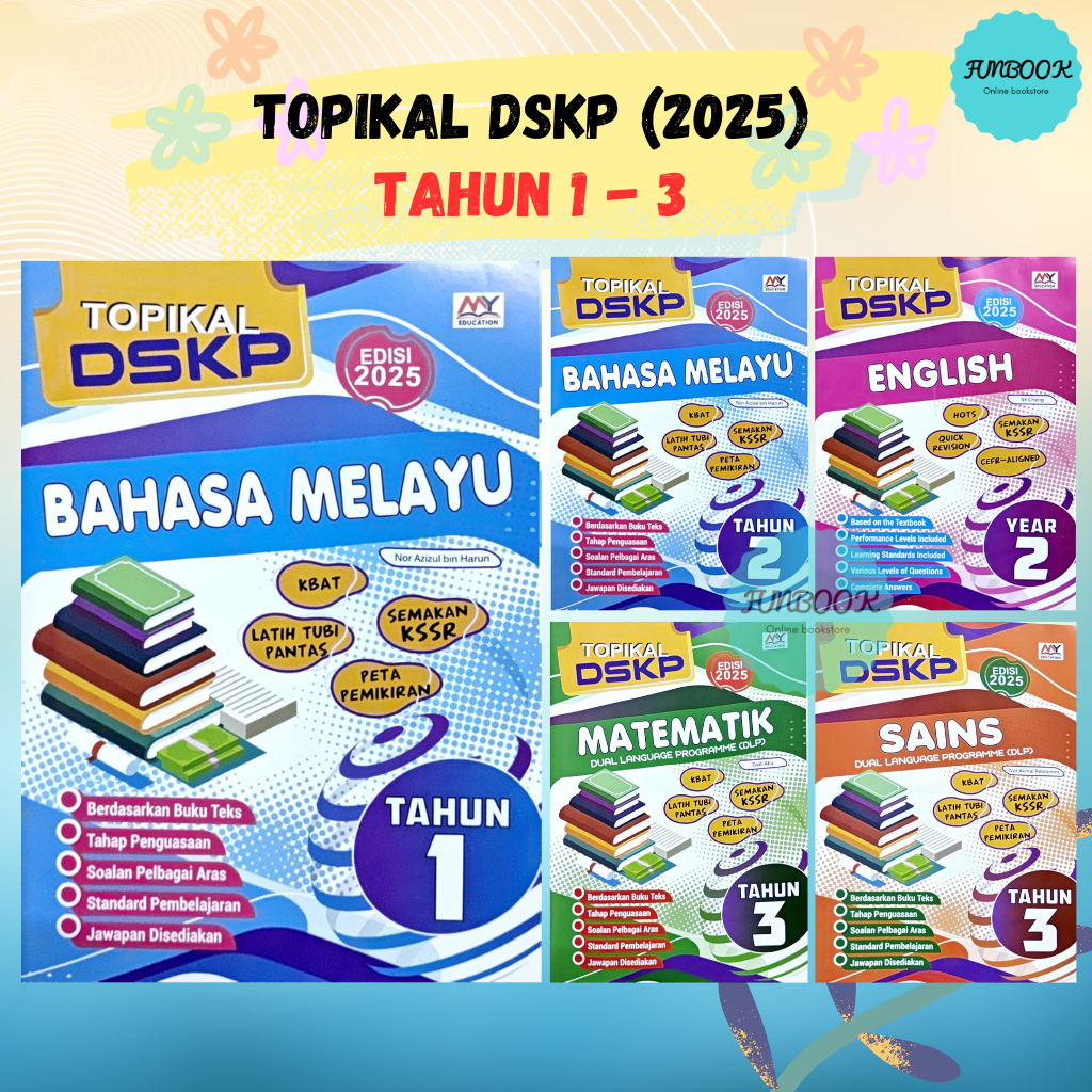 [FUNBOOK] Buku Latihan Topikal DSKP Tahun 1-3 𝐄𝐃𝐈𝐒𝐈 𝟐𝟎𝟐𝟓 / Persediaan UASA / Vision | Shopee ...