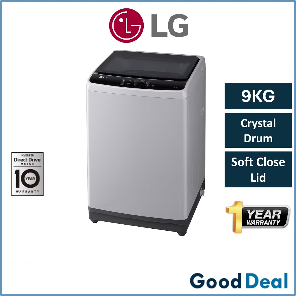 LG T2109NT1G1 9KG / T2108NT1G1 8KG Top Load Washing Machine Mesin Basuh | Shopee Malaysia