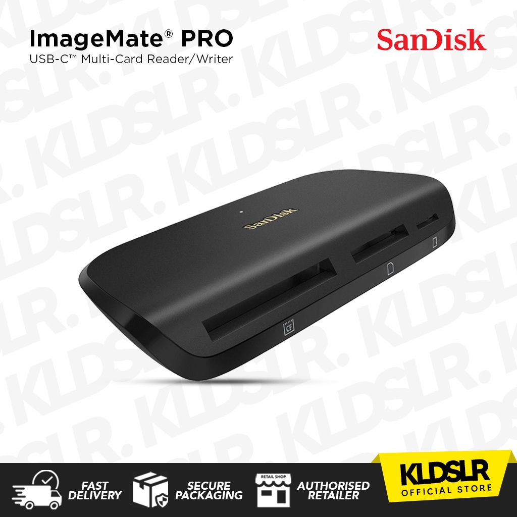 SanDisk ImageMate Pro Multi Card Reader USB-C / Type-C SD Micro SD ...