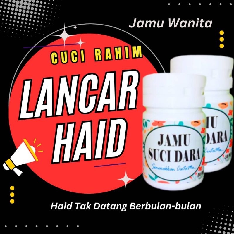 🔥💯 Ubat Lancar Period, (menstruation booster), TURUN Darah Period, JAMU ...