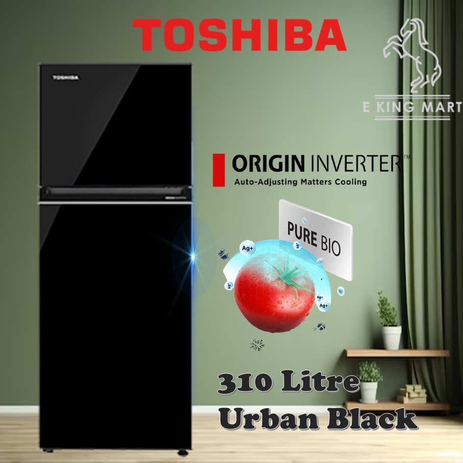 Toshiba 310L Origin Inverter Refrigerator Fridge GR-RT320WE PMY Urban ...