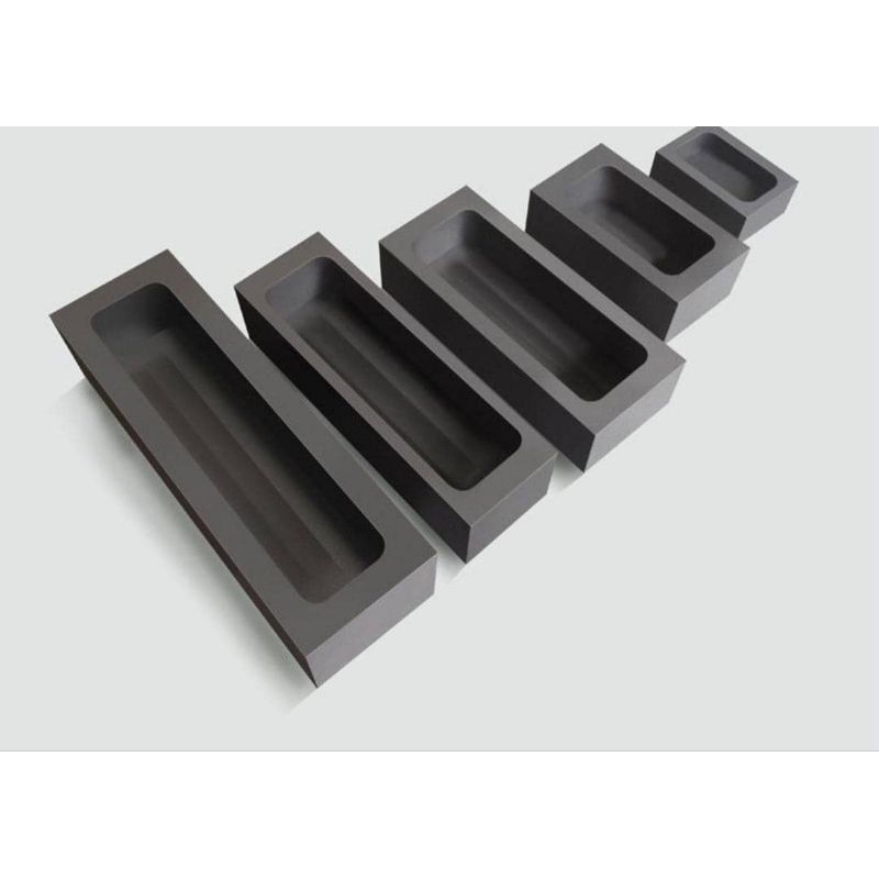 1 Kg /100gGraphite Ingot Mould Acuan Tuang Emas Perak Crucible Metal ...