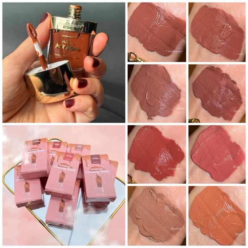 LIPMATTE WANSUE LIQUID CREAMY VELVET Viral Combo + LipLiner | WANSUE ...