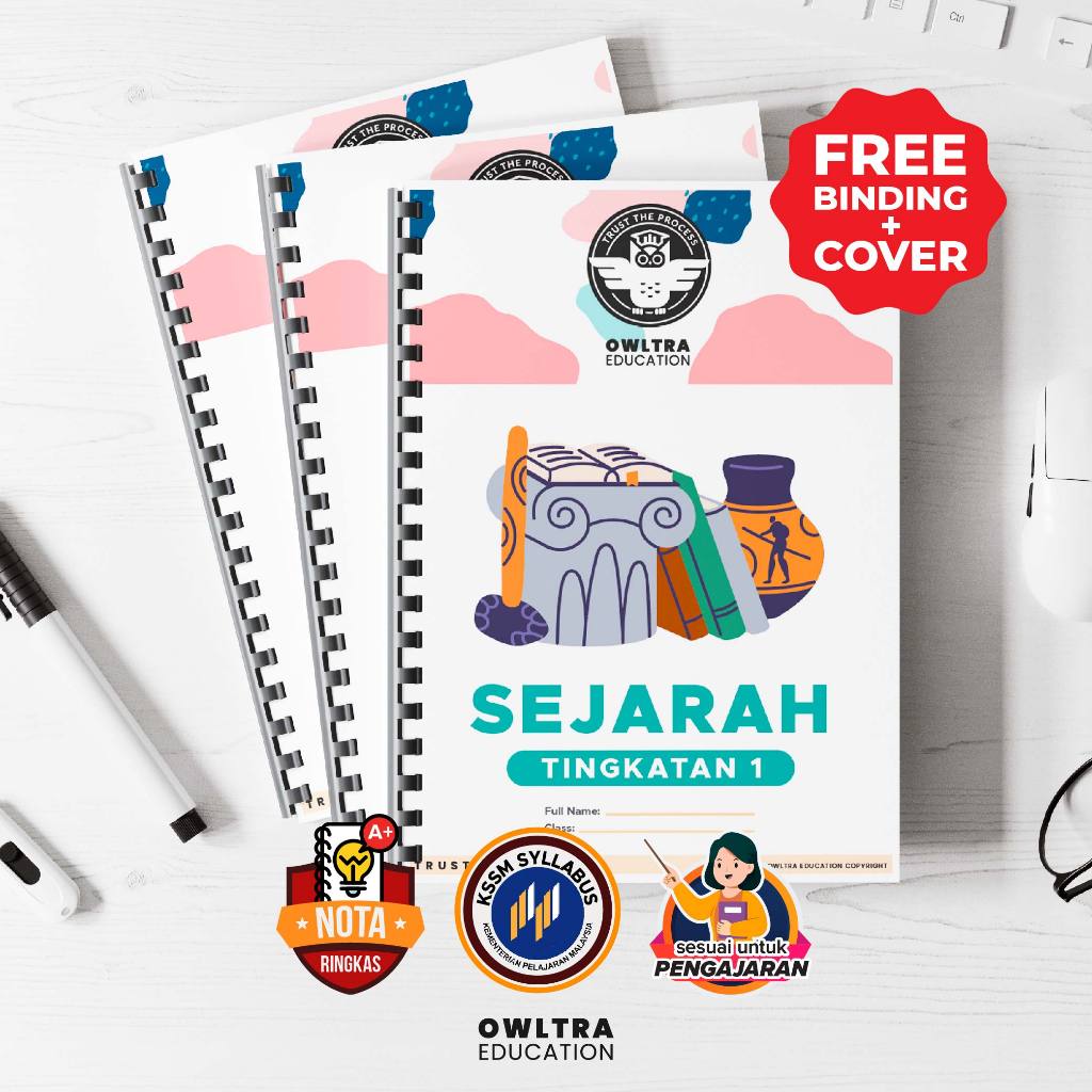 (FREE BIND) Nota Sejarah SPM PT3 Tingkatan 1-5 Nota A+ (Bab Penuh) Buku ...