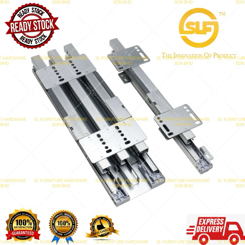 SLF Wardrobe Cushioning Damping High Deep Cabinet Heavy Earth Guide ...