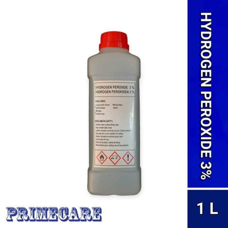 READY STOCK Hydrogen Peroxide 3% (1L) / Hydrogen peroxide 6% (1L ...