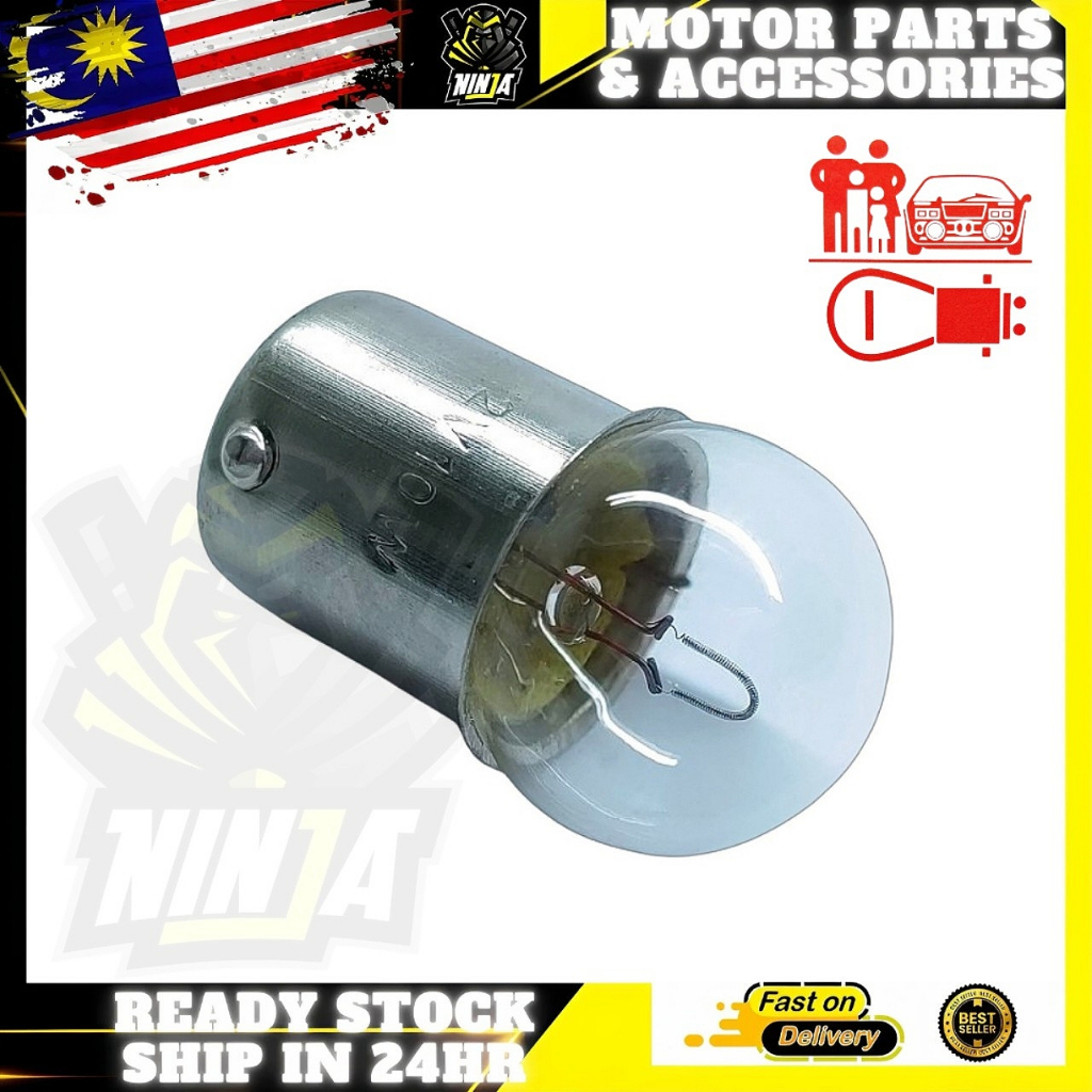 MOTORCYCLE SIGNAL LAMP BULB [AUTO] WINKER LIGHT BULB (1PC) G18 12V/10W ...