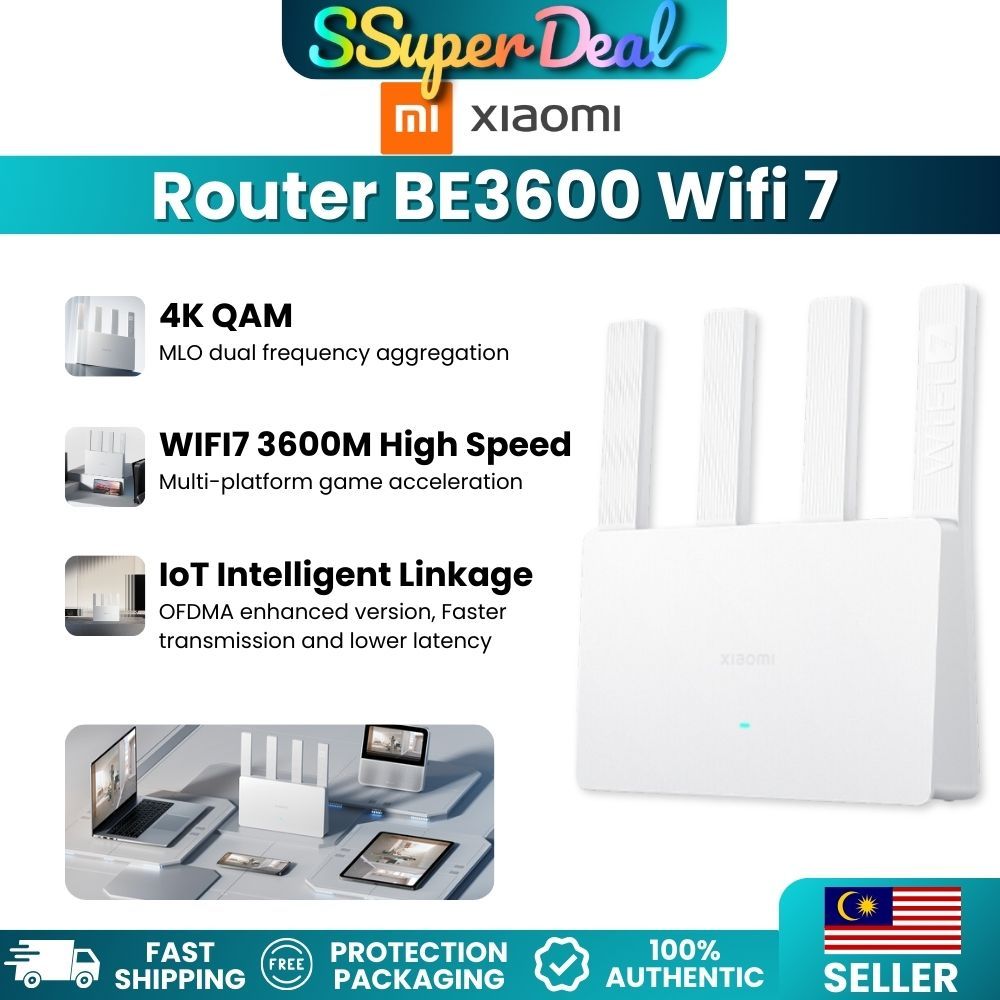 Xioami Router BE3600 WiFi 7 MLO Dual-Band Mesh Networking Gaming ...