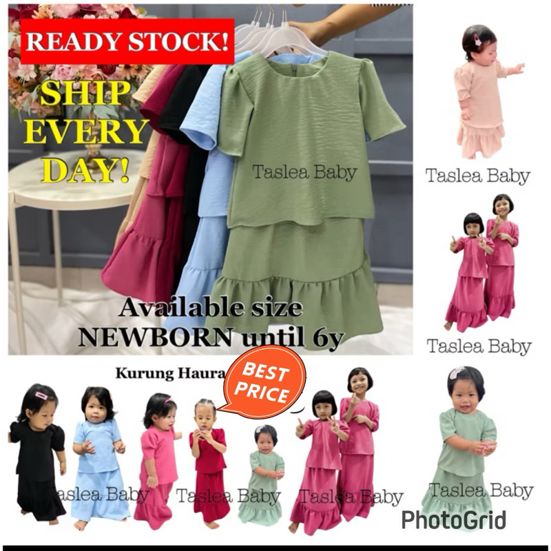 Kurung Haura size Newborn hingga 7 tahun | Shopee Malaysia