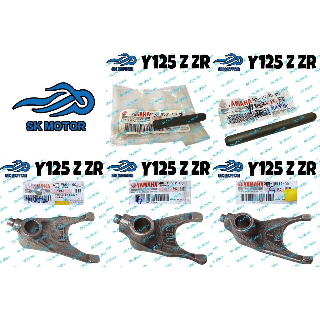Yamaha Y125Z Y125ZR Y125 Z ZR Original Shift Fork Gearshift Fork Left ...