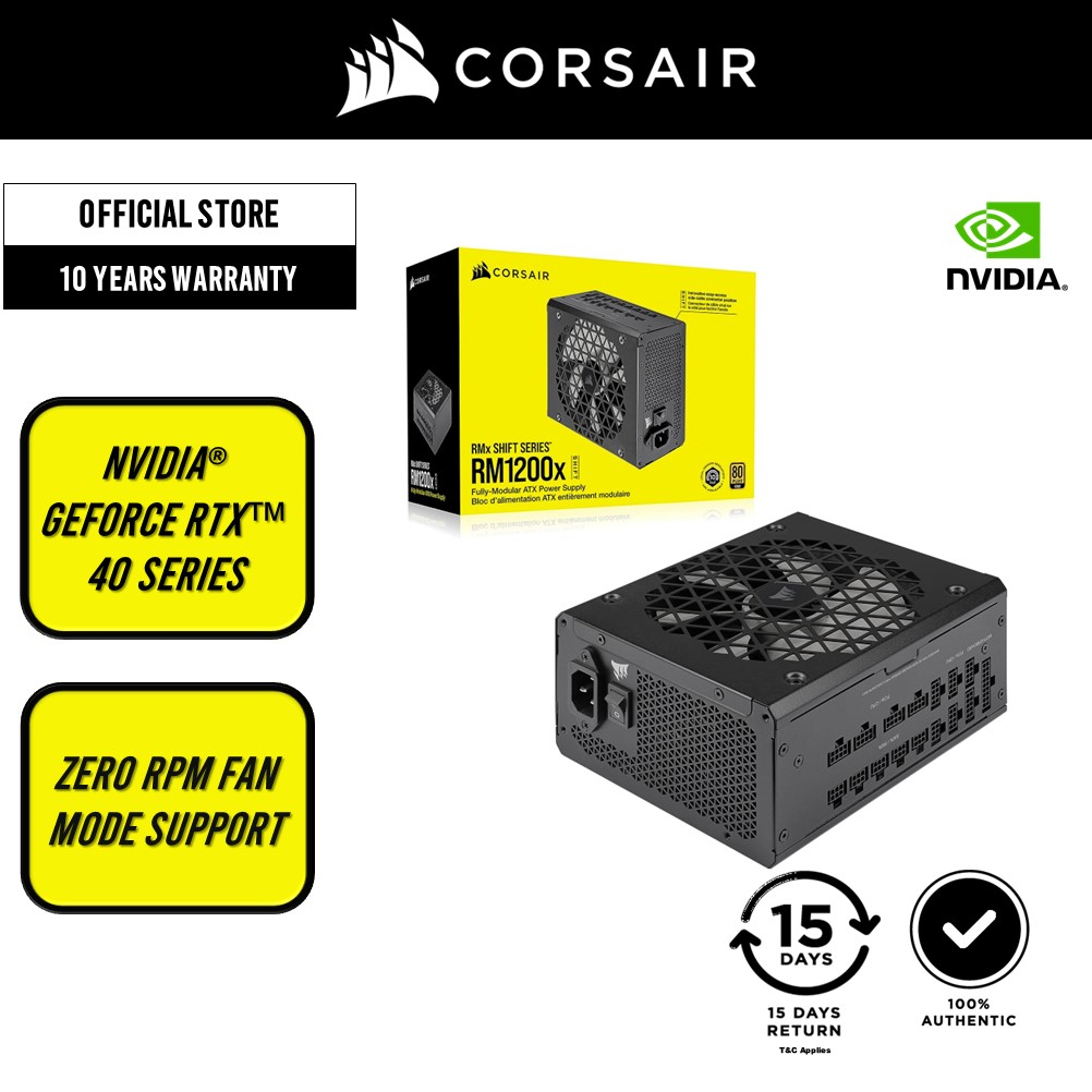 CORSAIR RMx Shift Series RM1200x / RM1000x / RM850x SHIFT 80 PLUS Gold ...