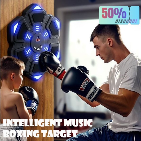 (Local)Intelligent Music Boxing Target with RGB Lights Electronic ...