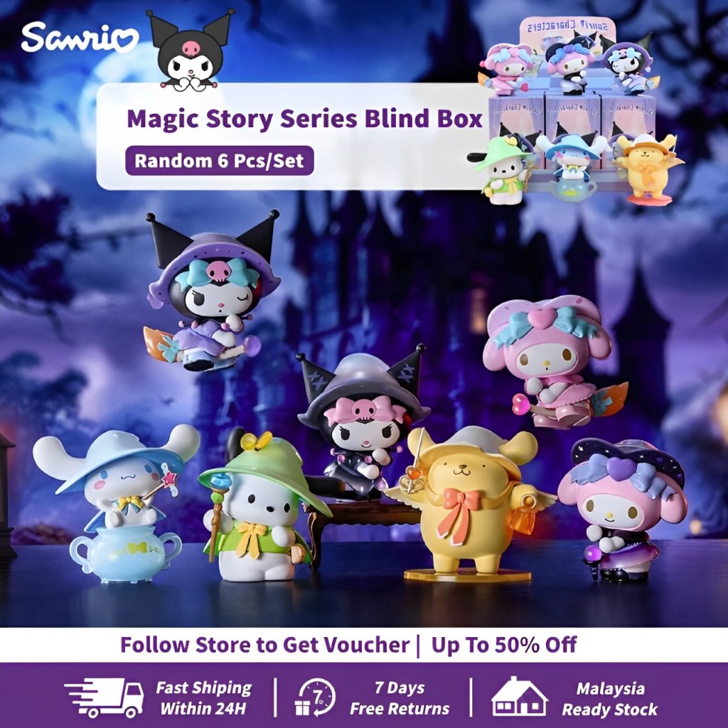 【48H Delivery】Sanrio Characters Magic Story Series Blind Box Desktop ...