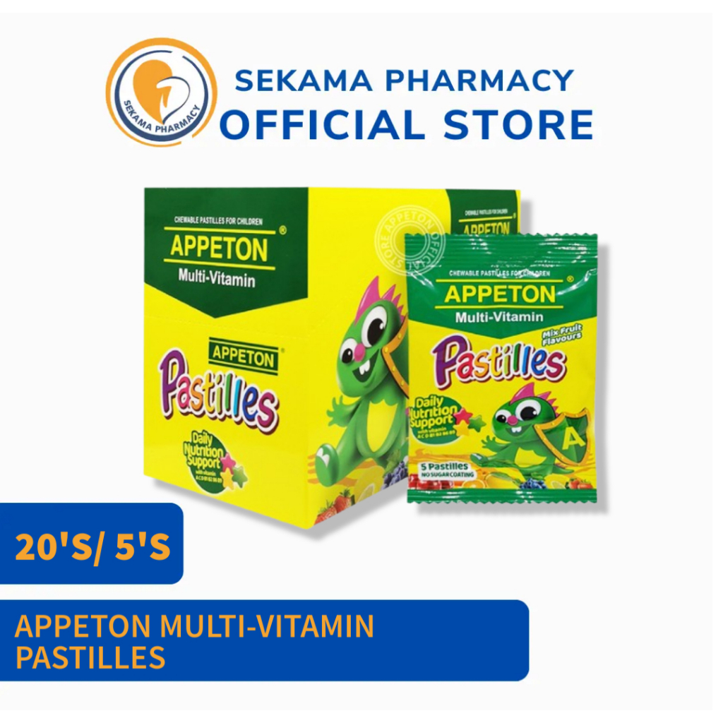 APPETON MULTIVITAMIN PASTILLES 20'S [EXP: 6/2025] | Shopee Malaysia