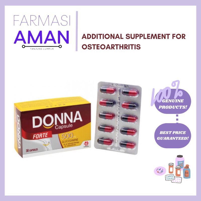 Donna Forte 500mg Capsules (10’s / Box 3x10’s) | Shopee Malaysia