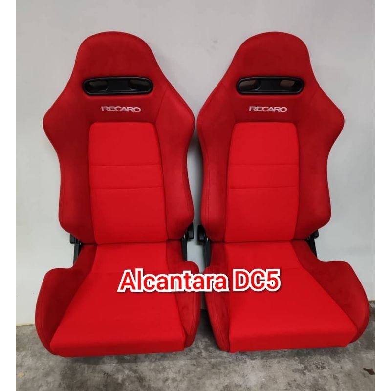 Dc5 Recaro Sports Bucket Seat Alcantara Red Thailand Seat | Shopee Malaysia