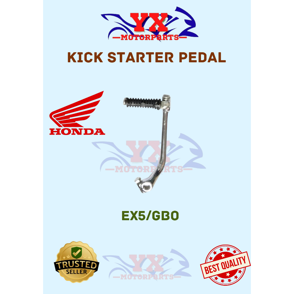 KICK PEDAL HONDA C70/GBO/GBOJ/EX5/EX5DREAM/W110/W125/DASH110/DASH125/DREAM110/WAVE-DX/WAVE-CX ...