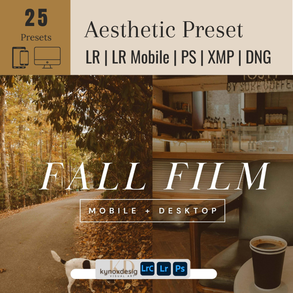 [Lightroom Preset] Aesthetic Preset - Fall Film for LR/LR(mobile)/PS ...