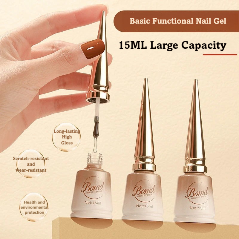 BOMD® Gold Series Functional Nail Gel Base Top Coat Reinforced Gel ...