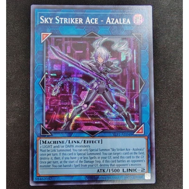 YUGIOH SLF1-AE048 Sky Striker Ace - Azalea[SER] | Shopee Malaysia