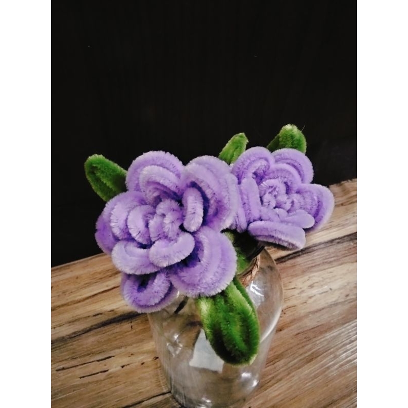 bunga telur kawat bulu viral handmade (50pcs) | Shopee Malaysia