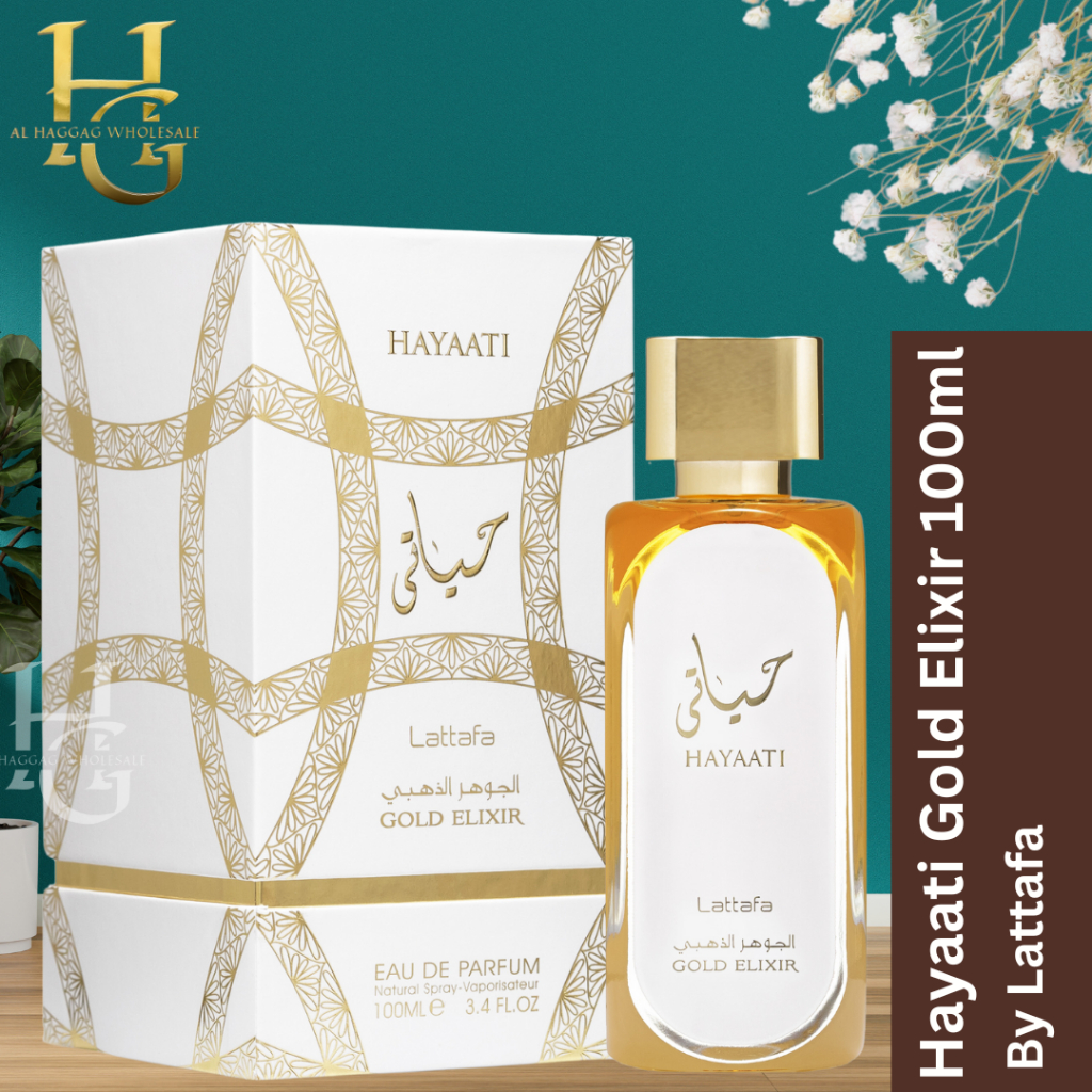 Hayaati Gold Elixir perfume 100 ml Original from lattafa Original 100% ...