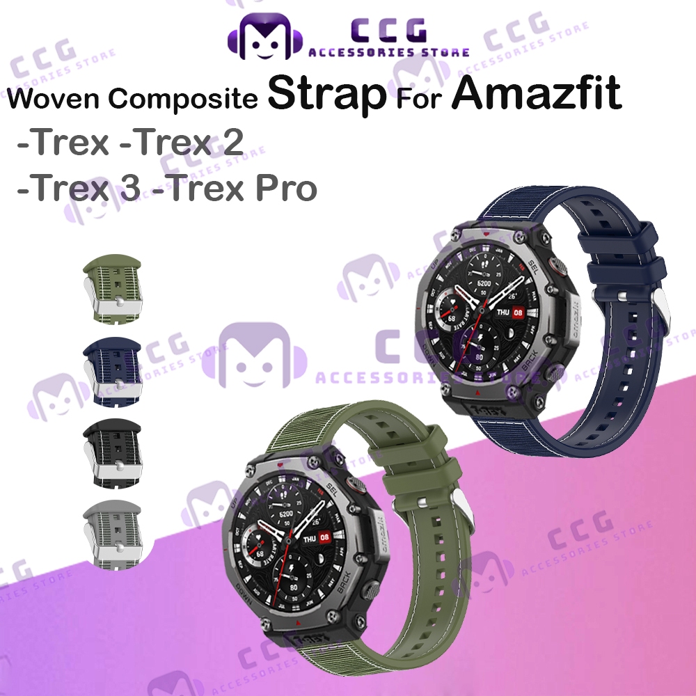 Amazfit T Rex 3 T Rex 2 T Rex Pro T Rex Woven Composite Series Color Strap 22mm Smartwatch Trex3 ...