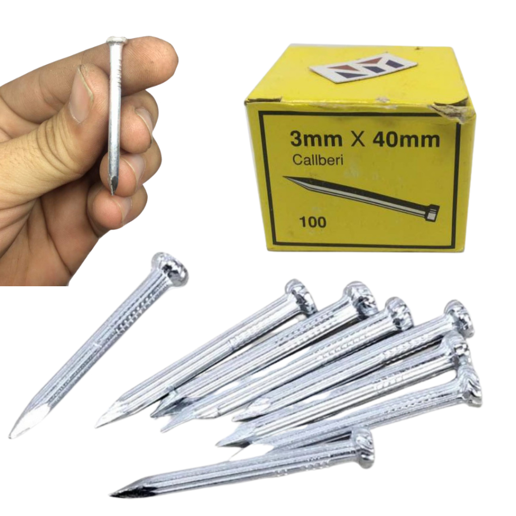 Concrete Nail / Wall Nail / Paku Simen / Paku Dinding / Paku Batu (200g ...